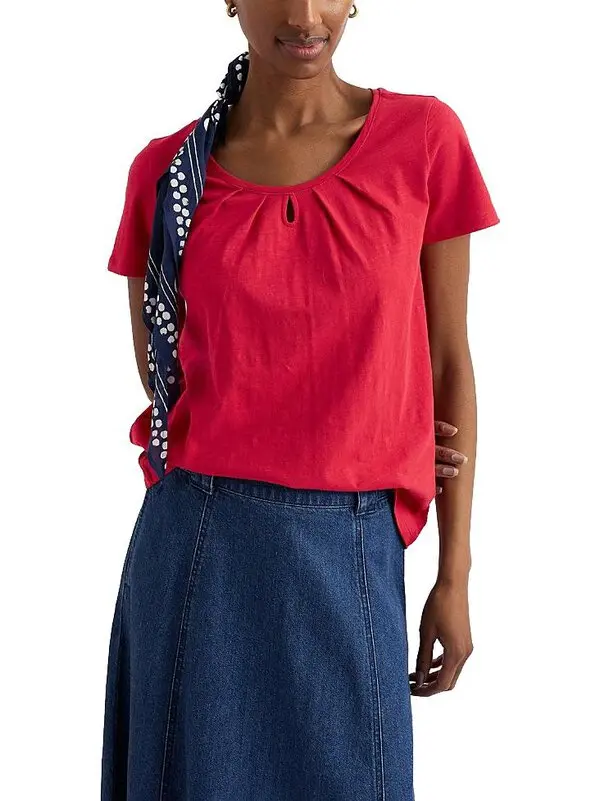 SEASALT CORNWALL Appletree T-shirt - Raspberry