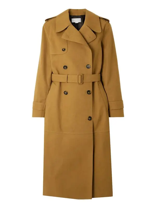 Stella McCartney Oversized Double-breasted Belted Trench Coat - Brown