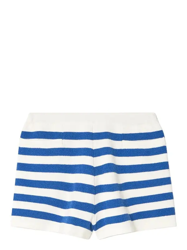 Posse Ari Striped Knitted Shorts - Multi