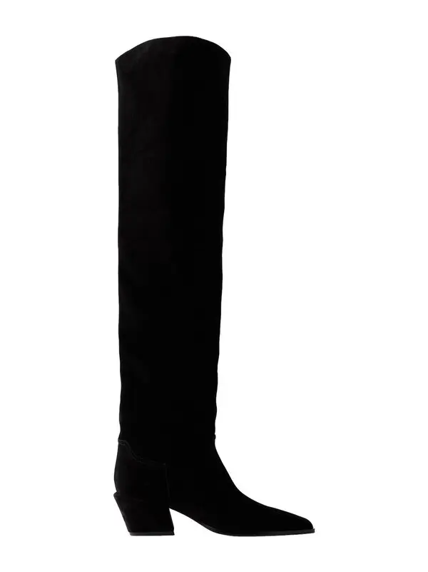 Paris Texas Bettina Over-the-knee Boots - Black