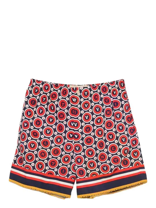 Valentino Garavani Monogram-patterned Shorts - White