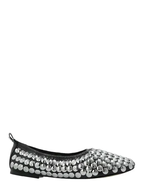 Tory Burch Studded Ballerina Flats - Black