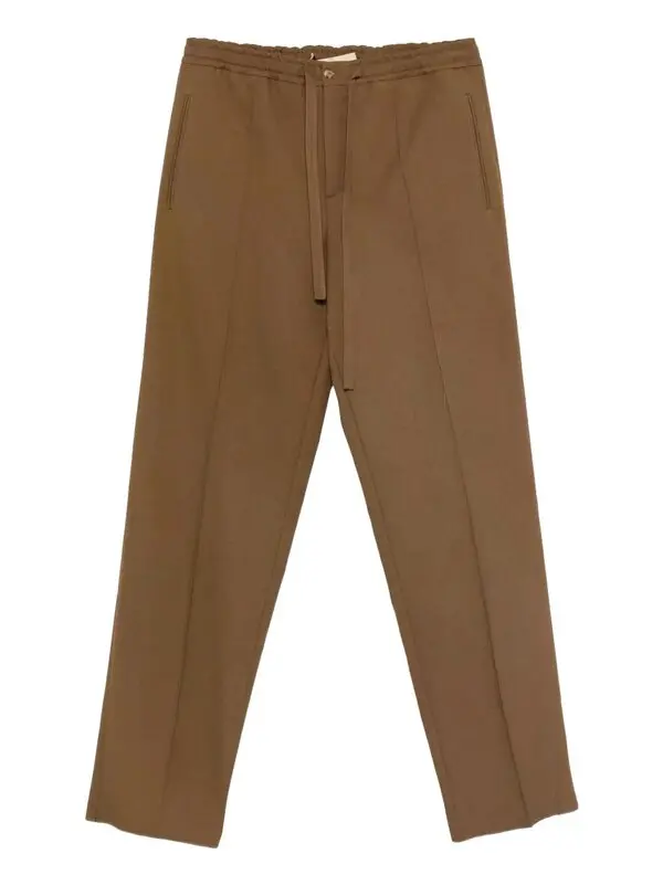 Valentino Garavani Drawstring-waist Trousers - Brown