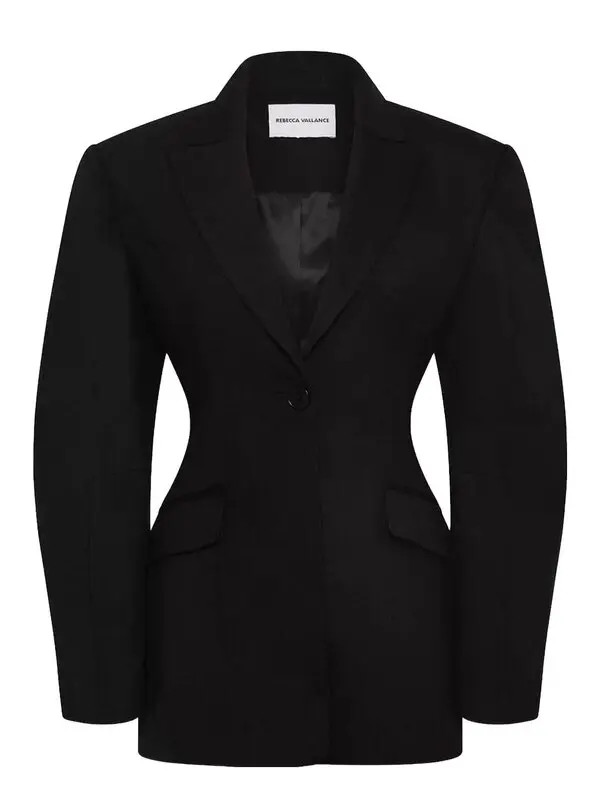 Rebecca Vallance Finley Fitted Blazer - Black