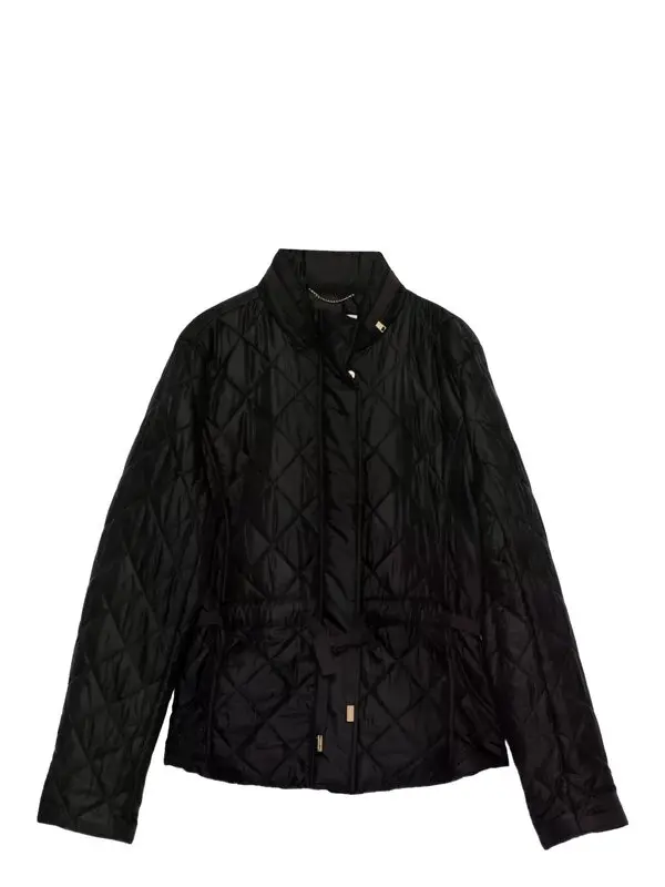 Michael Kors Diamond-pattern Quilted Jacket - Black