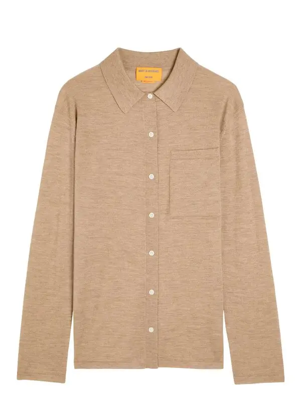 Guest In Residence Cashmere Shirt - Taupe