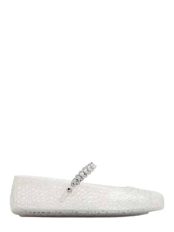 JIMMY CHOO Jelly Ballet Flats - Silver