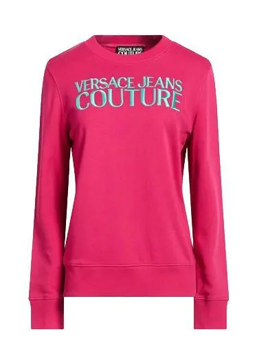 Versace Sweatshirt With Embroidered Logo - Pink