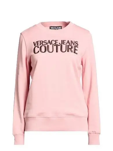 Versace Sweatshirt With Embroidered Logo - Pink