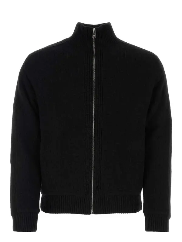 Prada Wool Blend Cardigan - Black