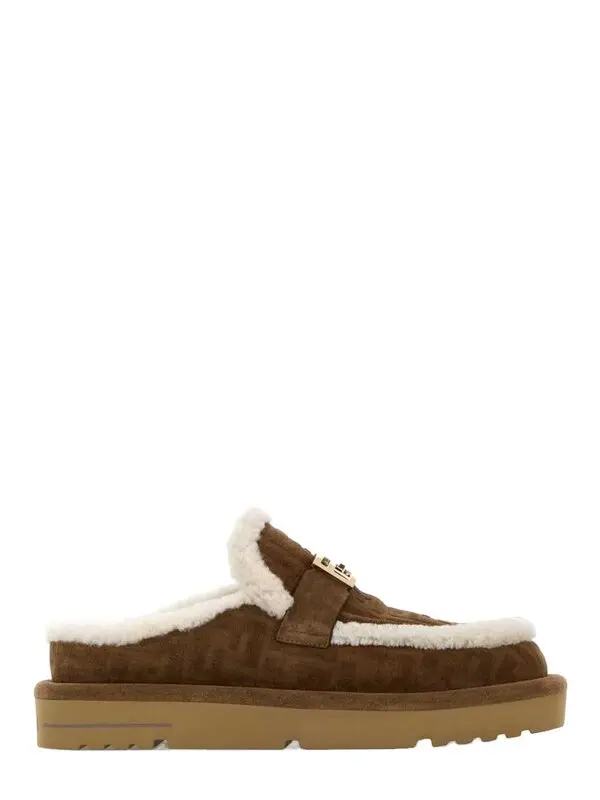 Fendi Apres Chic Slippers - Brown