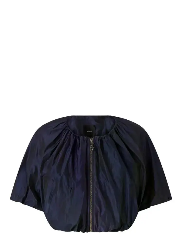 Pinko Cropped Jacket - Blue