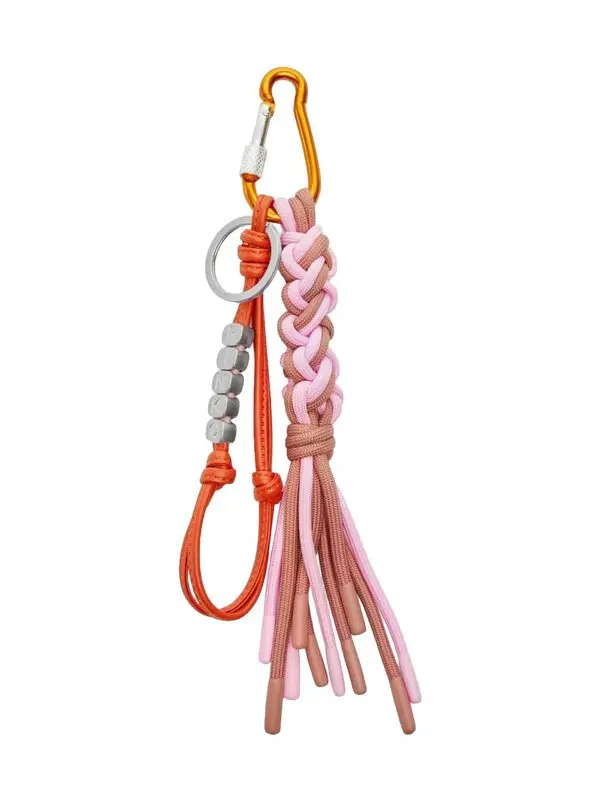 Pinko Braided Tassel Keyring - Pink