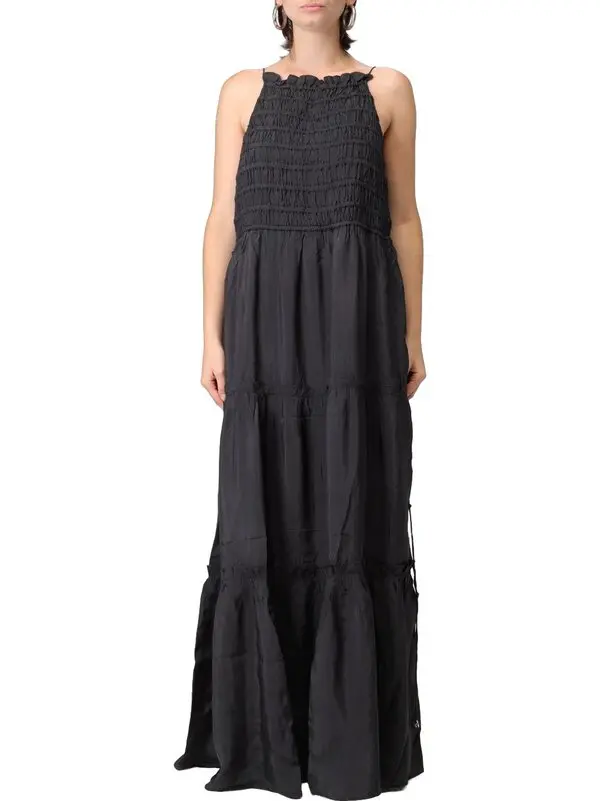 GANNI Maxi Dress - Grey