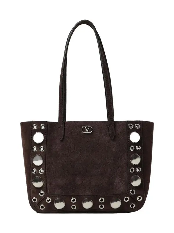 Valentino Garavani Studded Suede Mini Bag - Dark