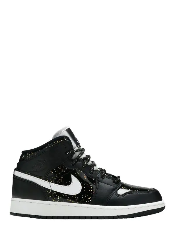 JORDAN 1 Mid Se Gs Glitter - Black