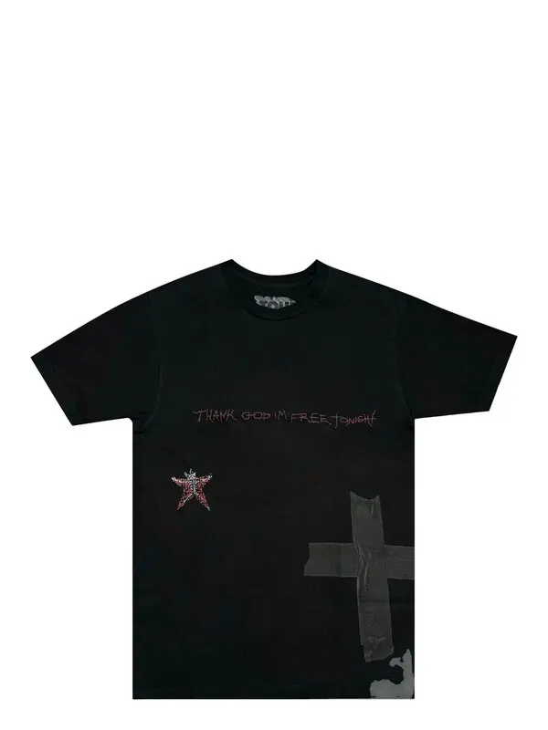 CACTUS JACK BY TRAVIS SCOTT Met Life Tour Tee - Black