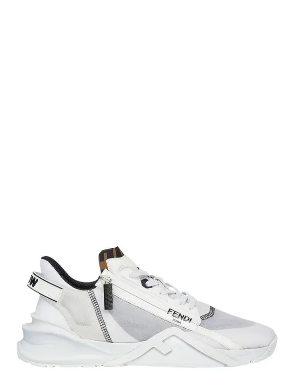 Fendi Flow Slip-on Sneakers - White
