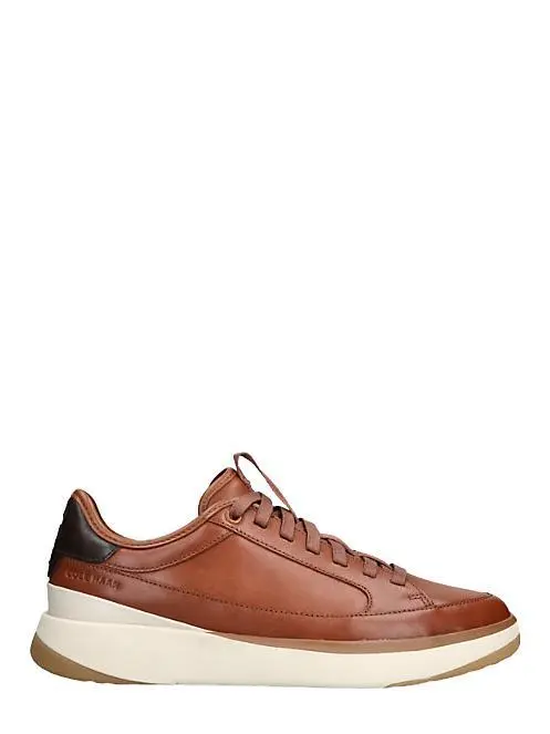 Cole Haan Grandpro All Day Leather Low-top Court Trainers - Tan Comb