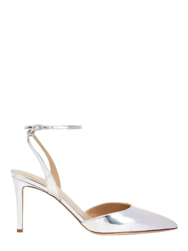 GIUSEPPE ZANOTTI Shayoran Pointed Toe Pumps - Silver