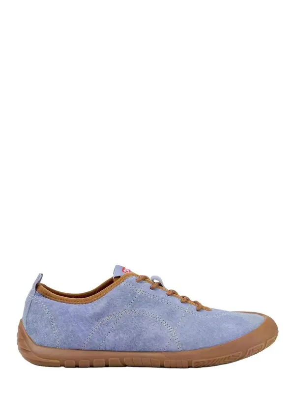 Camper Peu Path Lace-up Nubuck Leather Sneakers - Blue