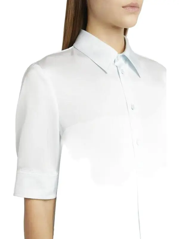 JIL SANDER Fitted Button-down Shirt - Sky