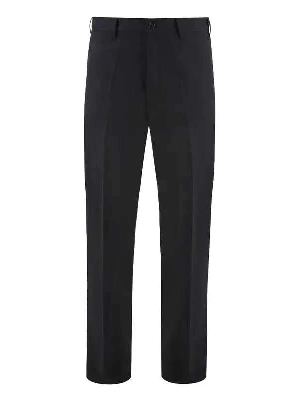 Prada Virgin Wool Trousers - Black