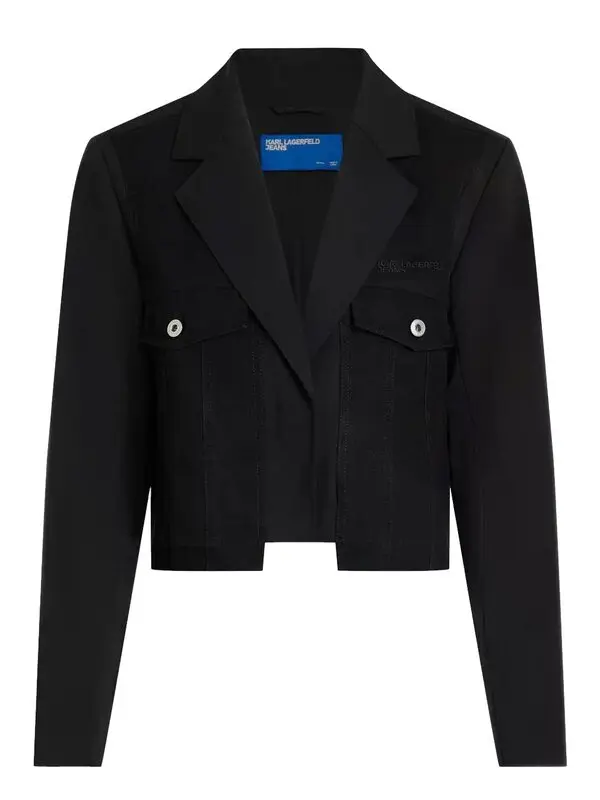 Karl Lagerfeld Utility Blazer - Black