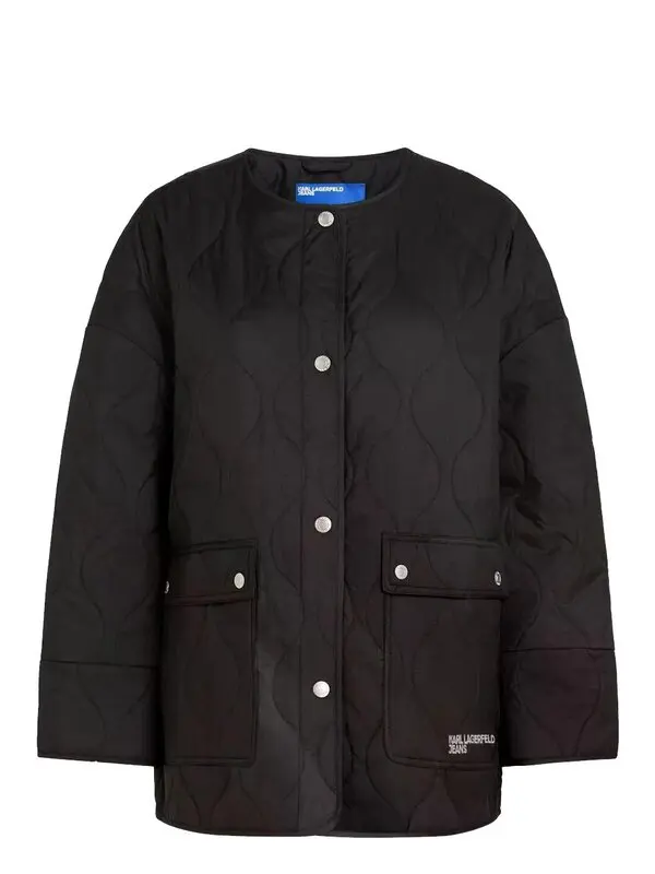Karl Lagerfeld Quilted Jacket - Black