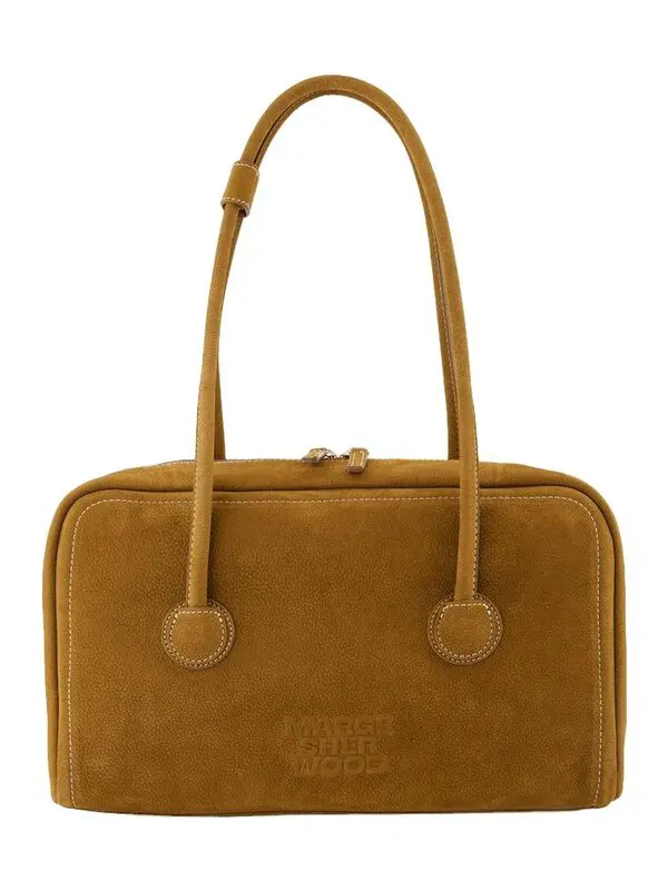 MARGESHERWOOD Soft Boston Shoulder Bag - Brown