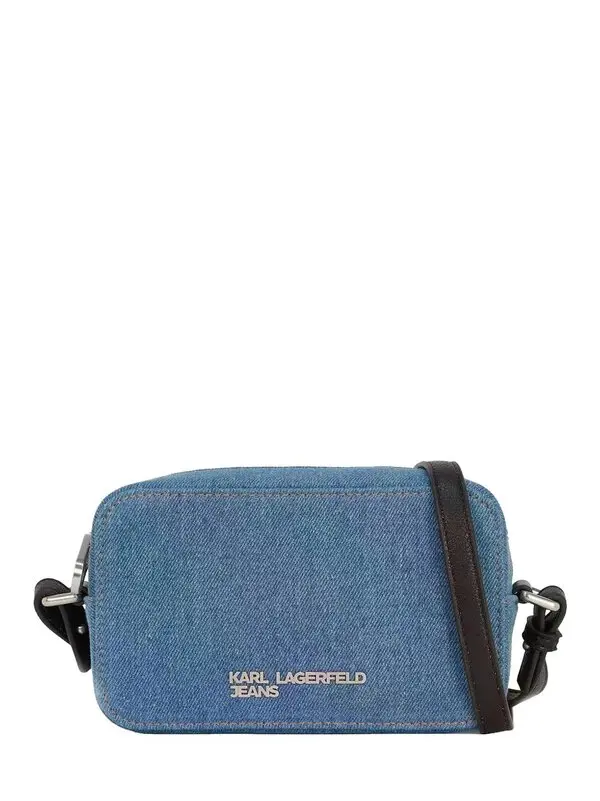 Karl Lagerfeld Denim Crossbody Bag - Blue