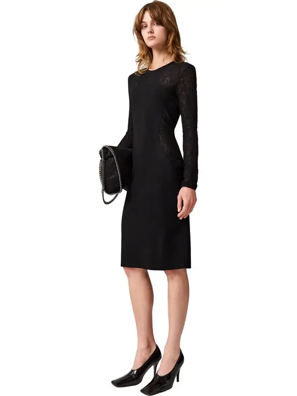 Stella McCartney Miracle Long-sleeved Knit Dress - Black
