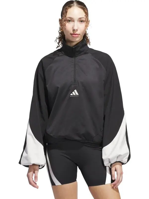 Adidas Basketball Half-zip Pullover - Black
