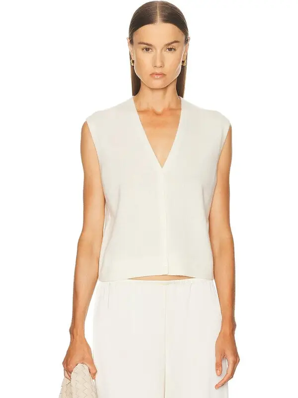 Simkhai Rozzi Cashmere Vest - Ivory