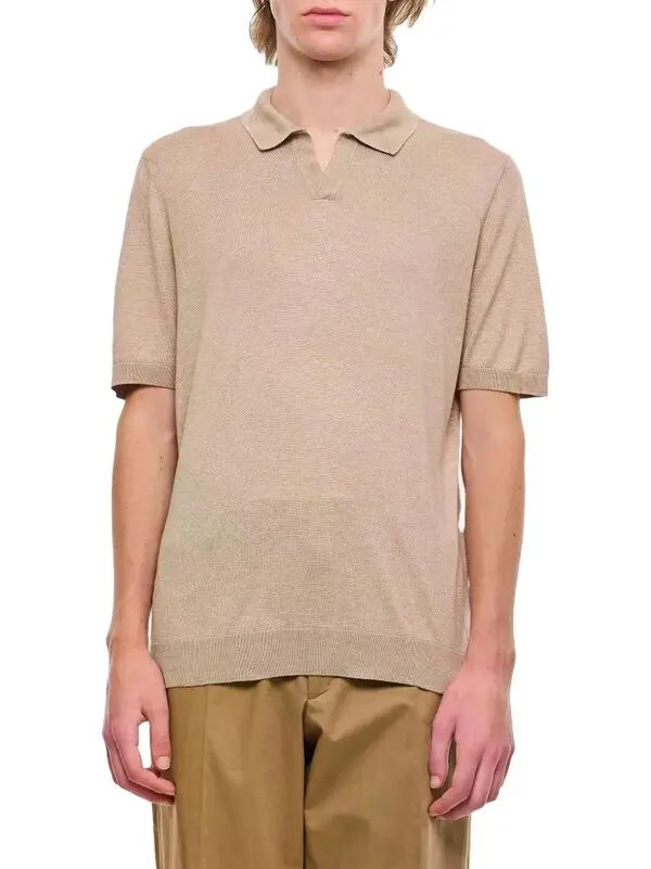 Tagliatore Short-sleeved Polo Shirt - Neutrals