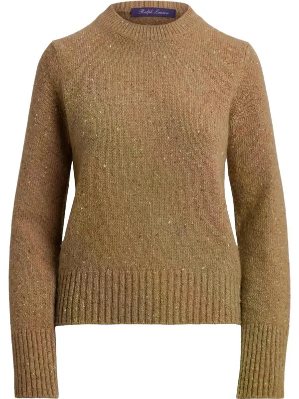 Ralph Lauren Donegal Speckled Cashmere Sweater - Brown