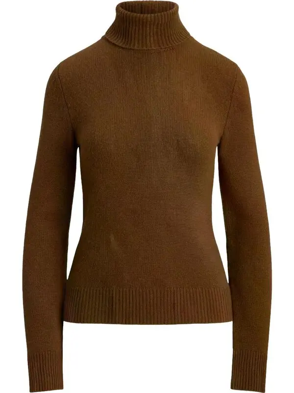 Ralph Lauren Turtleneck Cashmere Sweater - Brown