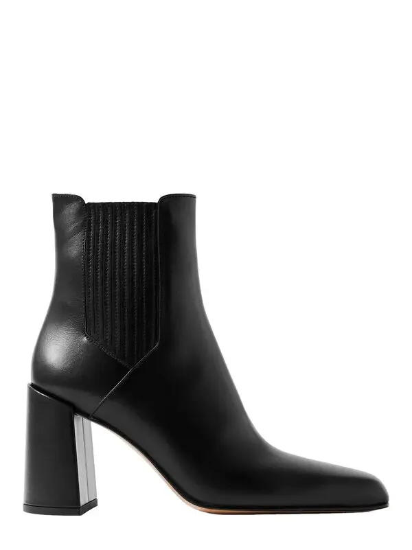 Gabriela Hearst Luke Leather Ankle Boots - Black