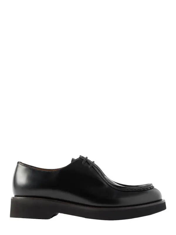 Church's Nelly Glossed-leather Derby Shoes - Black