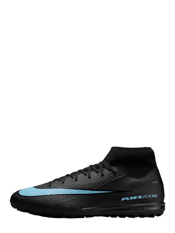 Nike Mercurial Superfly Academy Turf High-top Soccer Shoes - Black