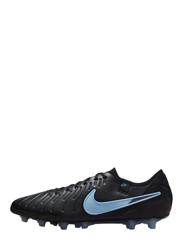 Nike Tiempo Legend Elite Artificial-grass Low-top Soccer Cleats - Black