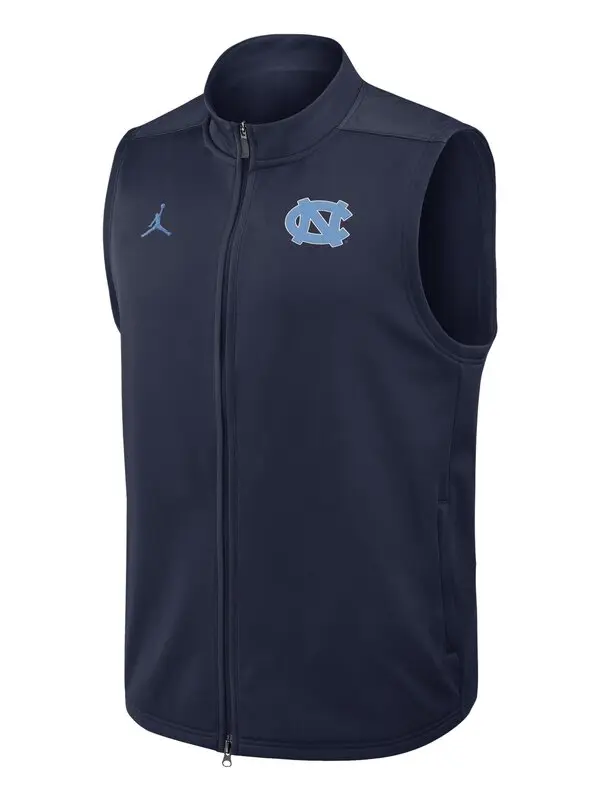 JORDAN North Carolina Victory Brand Therma-fit College Full-zip Vest - Blue