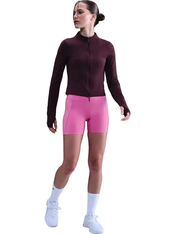 Nike Universa High-waisted 5" Biker Shorts - Pink