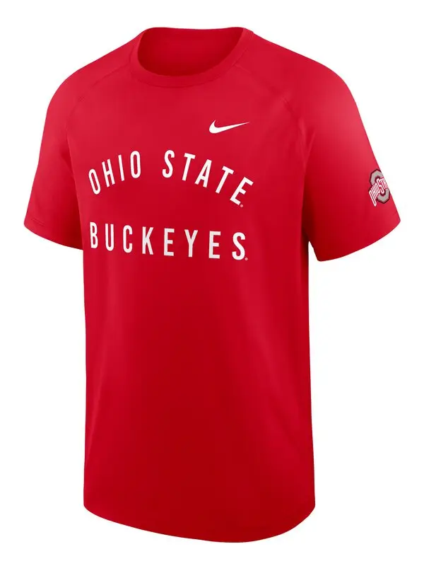 Nike Ohio State Premium Performance Dri-fit College T-shirt - Red