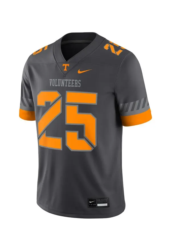 Nike Tennessee Dri-fit College Game Jersey - Grey