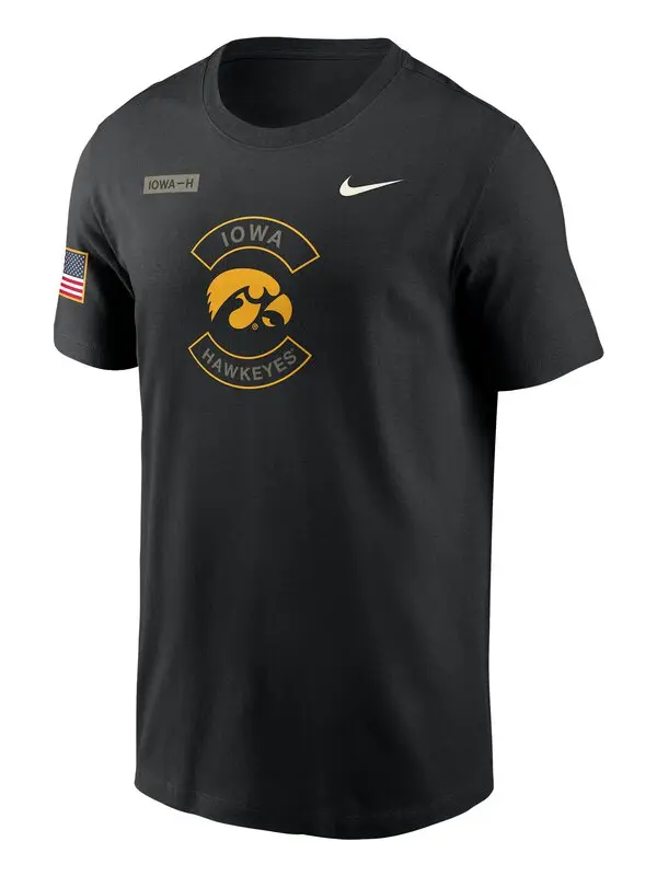 Nike Iowa Military Appreciation Dri-fit College T-shirt - Black