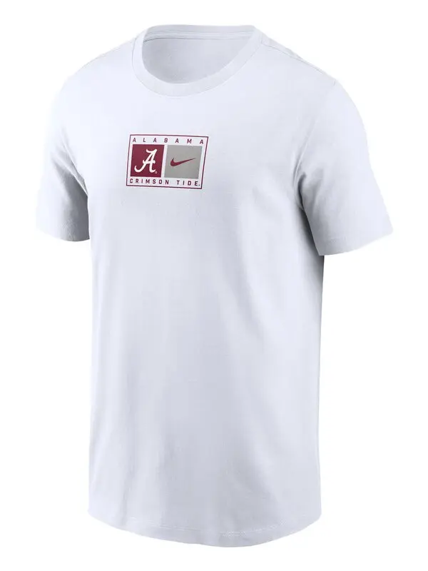 Nike Alabama Campus Logo Swoosh College T-shirt - White
