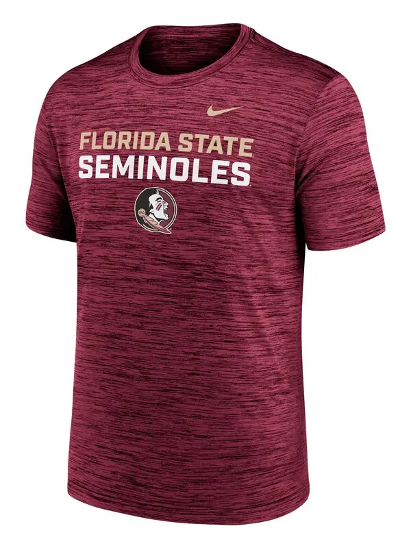 Nike Florida State Campus Center Stack Velocity Dri-fit College T-shirt - Red