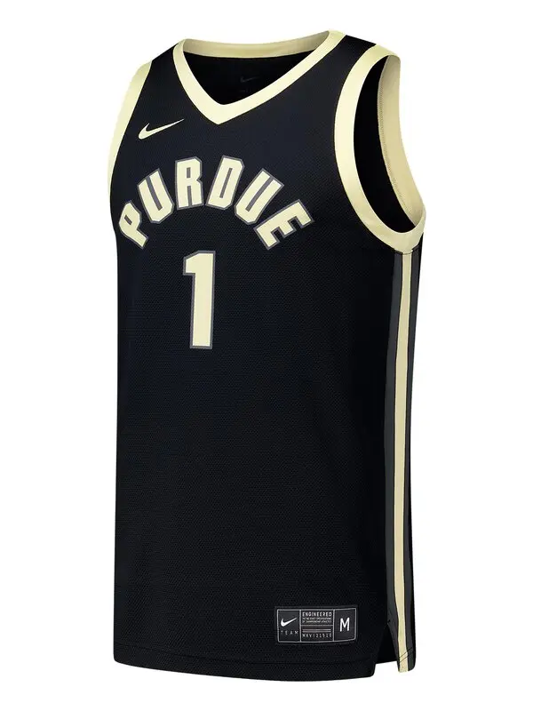 Nike Purdue Dri-fit College Basketball Replica Jersey - Black