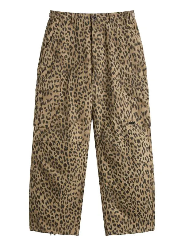 SUNDAYFRUITMARKET Sun Cargo Pants - Leopard